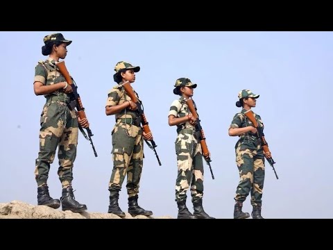 BSF Girl Duty कहा कहा करनी पड़ती है / The woman BSF jawan duty | bsf ...