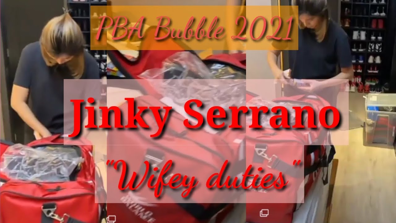 JINKY SERRANO, Wifey duties. SCOTTIE THOMPSON, Ready for PBA BUBBLE ...