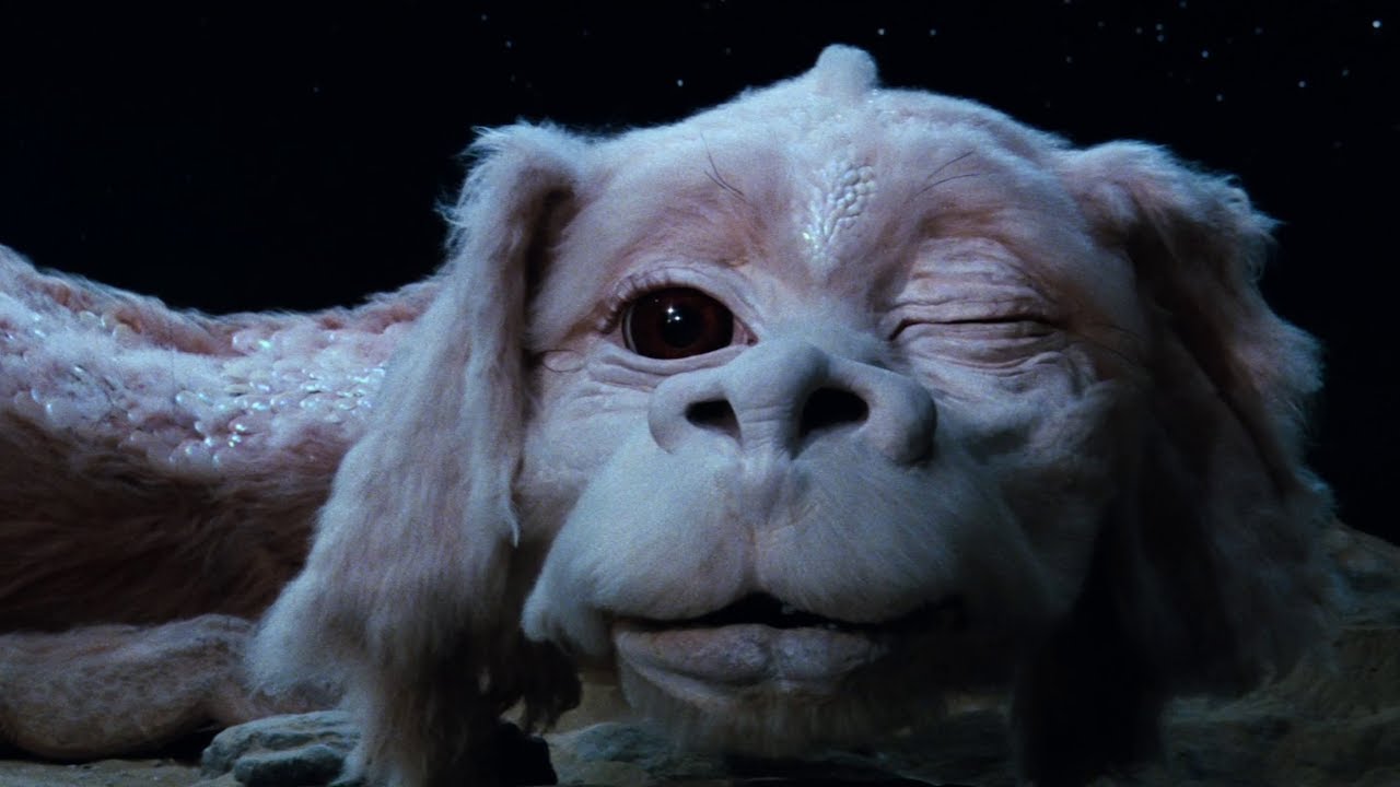 The Neverending Story: Falkor saves Atreyu - YouTube