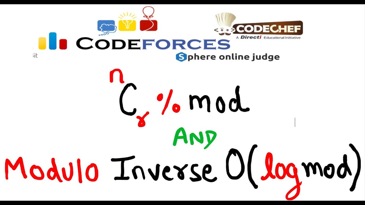 Modulo Inverse For Competitive Programming NCr M In O N Little modulo-inverse-for-competitive-programming-ncr-m-in-o-n-little
