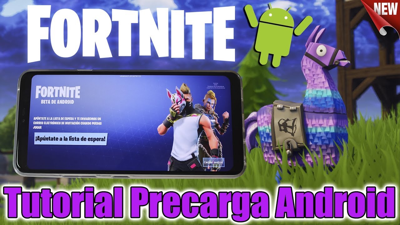 Fornite para Android Tutorial Precarga Oficial - YouTube