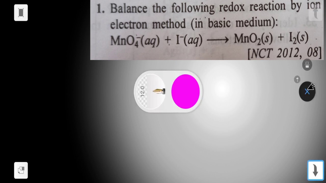 Balancing#Basic medium#ion electron method - YouTube