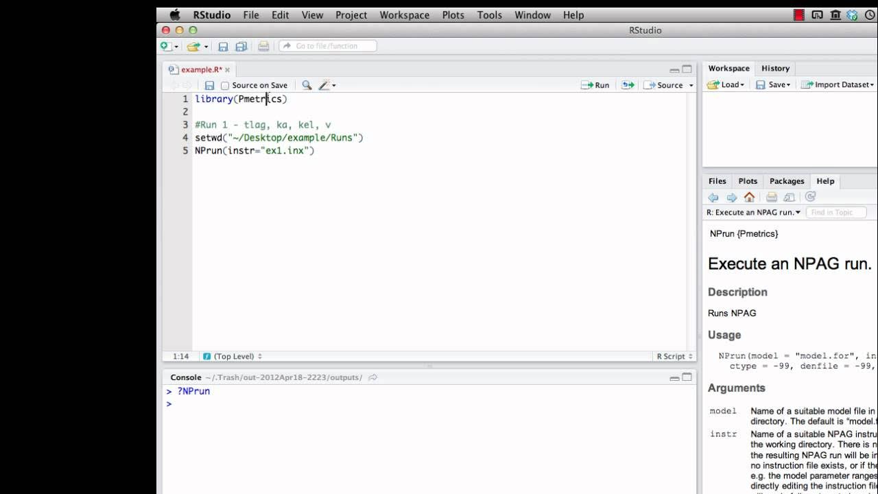 Pmetrics Workflow - YouTube