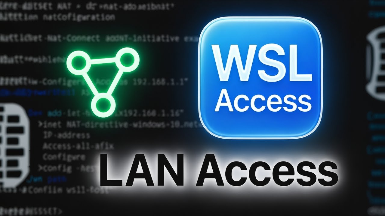 Access Services Running Inside WSL from Other Devices in Your LAN - YouTube