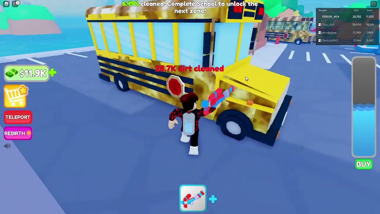 Roblox - pressure wash simulator - YouTube