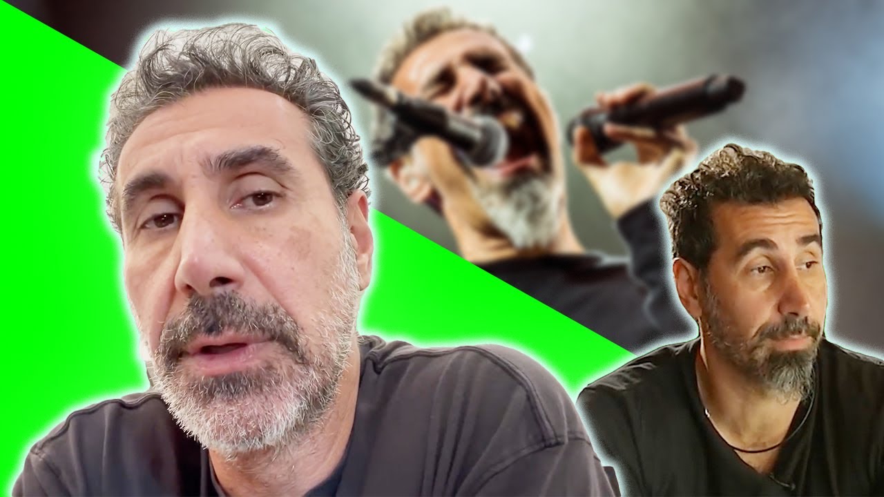 SOAD Serj Tankian GROUP SOLOIST System of a Down FOOTAGE GREEN SCREEN ...
