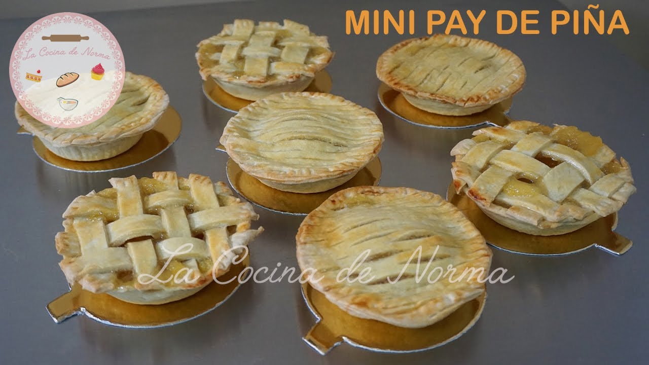 Mini pay de piña ¡¡Delicioso y excelente para venta!! - YouTube