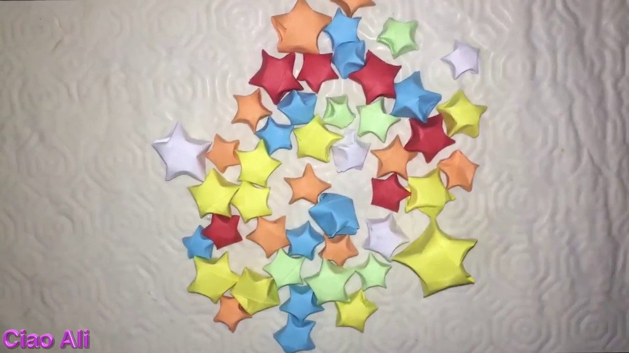 How to make paper stars easy And simple stars tutorial - YouTube