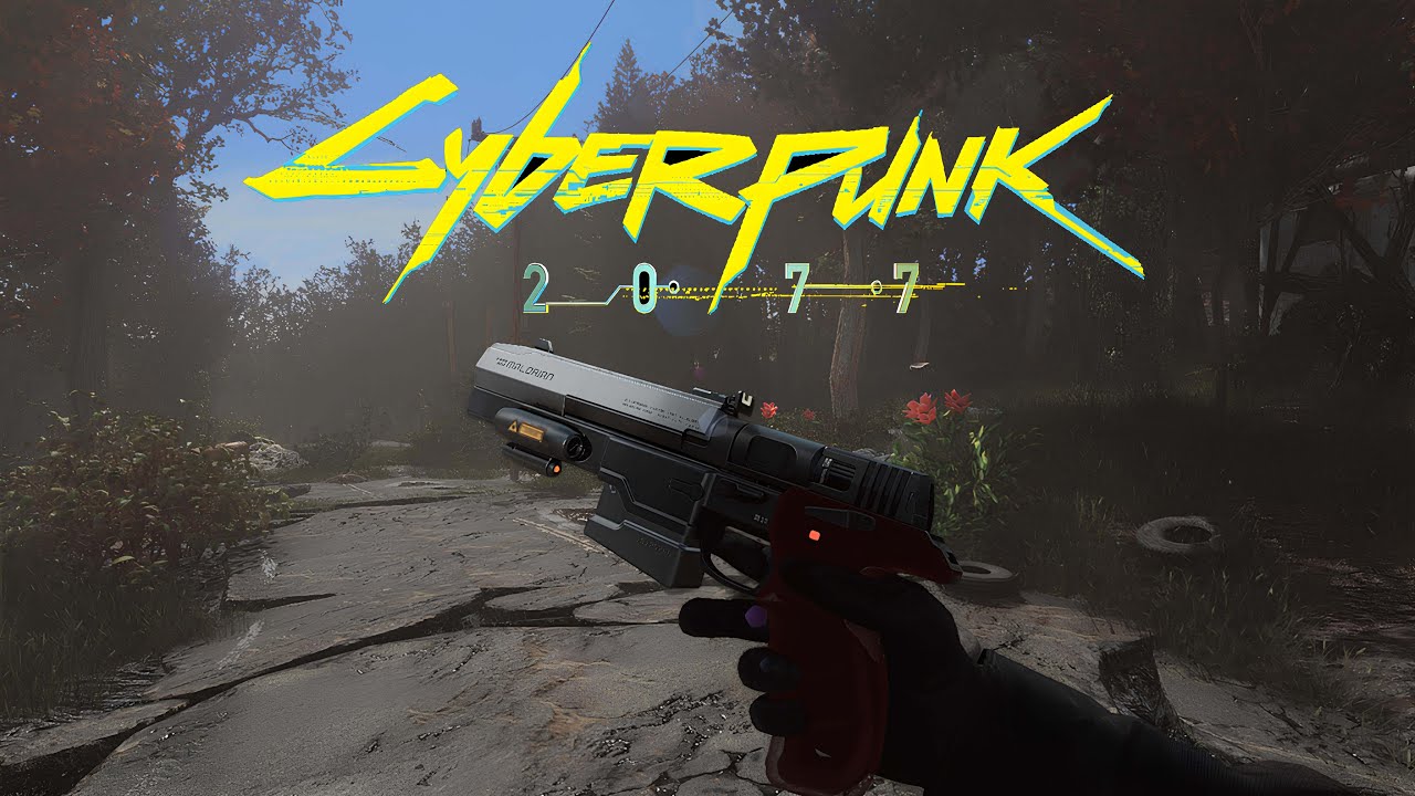 [PC] [Fallout 4] [Mod] Cyberpunk 2077 - Malorian Arms 3516 & Tactical ...
