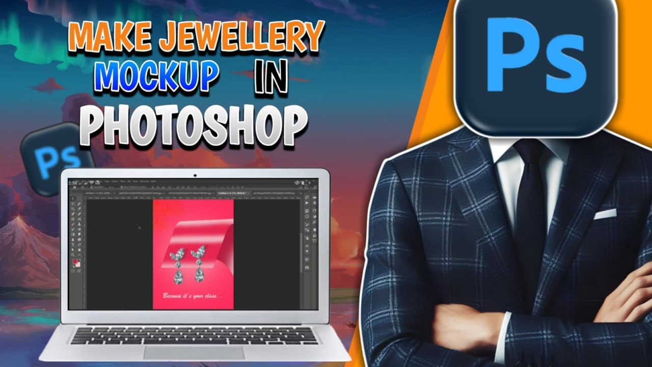 How To Make Jewellery Mock-up In Photoshop || Create Jewellery Mock-up ...