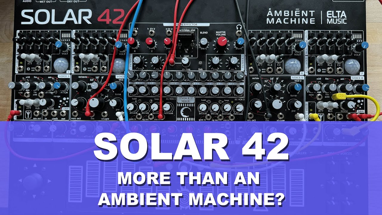 Solar 42 - More Than an Ambient Machine? - YouTube