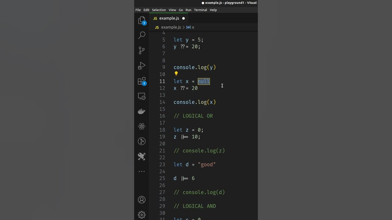 Javascript safe assignment operator breakdown for beginners #javascript #programming #coding ...