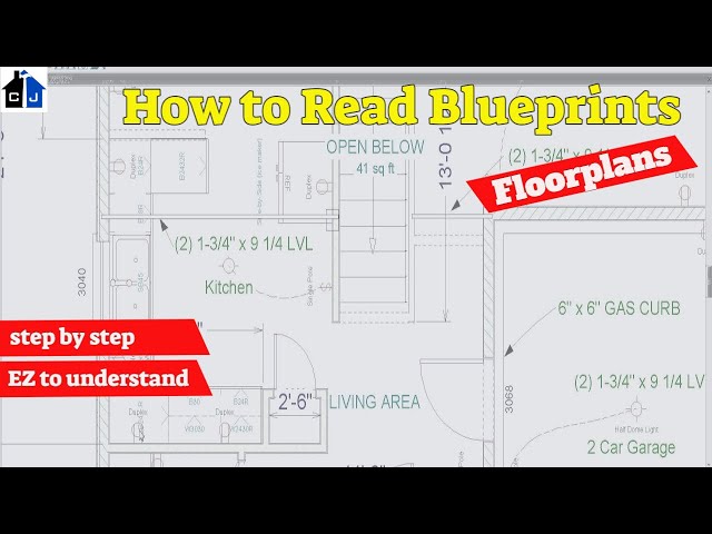 Learn To Read Blueprints