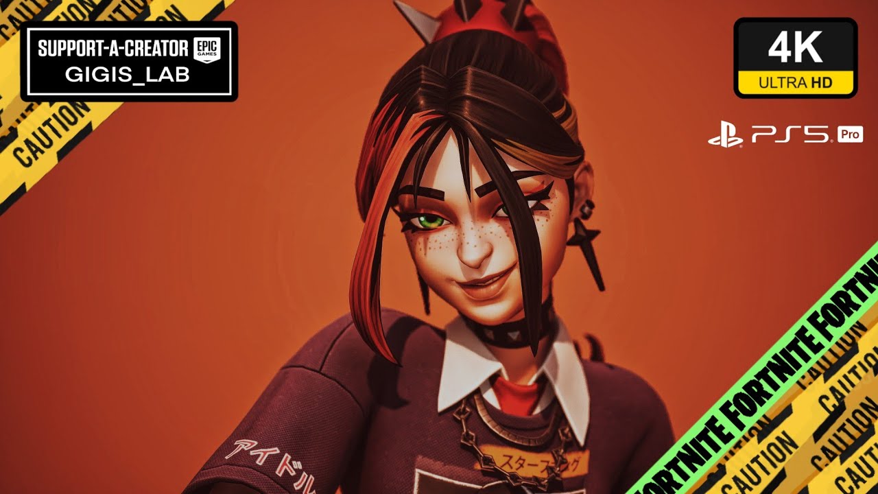 FORTNITE HELSIE Skin Showcase PS5 PRO Gameplay Review 4K HDR - YouTube