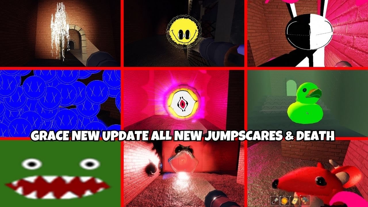 GRACE (New Update) ALL JUMPSCARES & DEATHS - YouTube