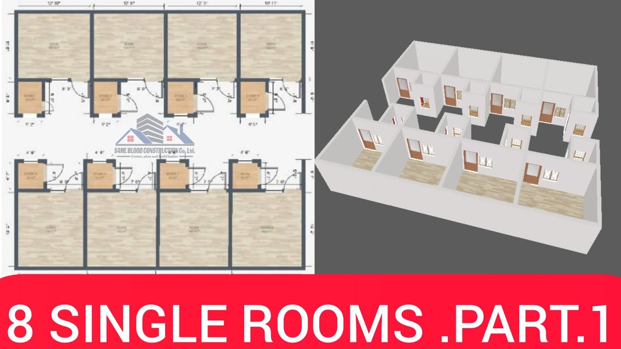 Material Costs for 8 single Rooms #buidingtips #construction #sbco.ltd ...