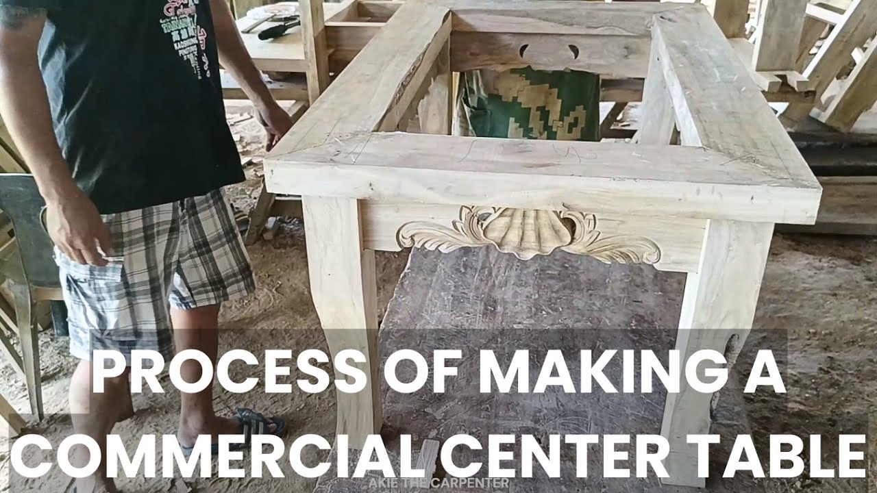 Process of Making a Commercial Center Table I Best Wooden Table Making ...