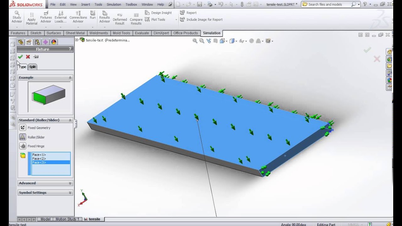 02DAO modelbench tension solidworks - YouTube
