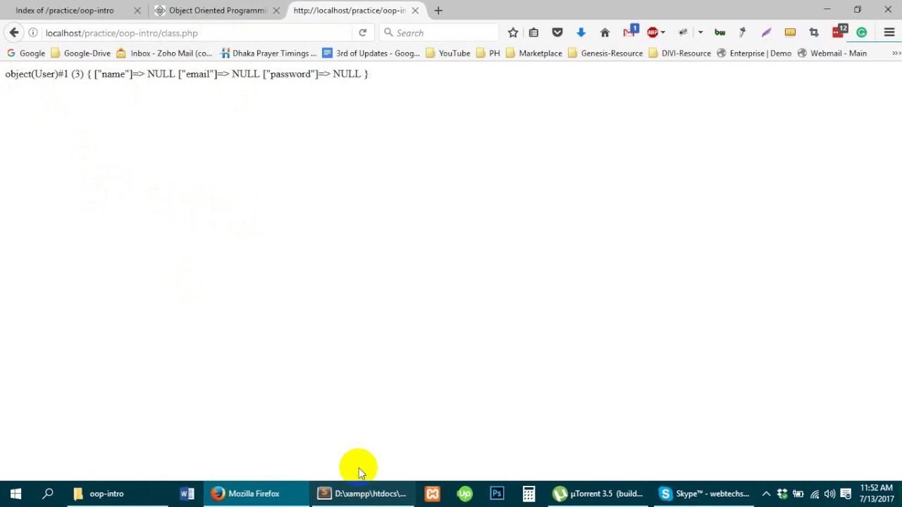 Oop Php Intro Bangla Youtube