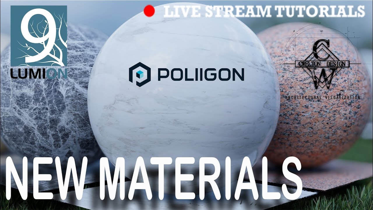 Lumion 9 | New Materials from Poliigon - YouTube