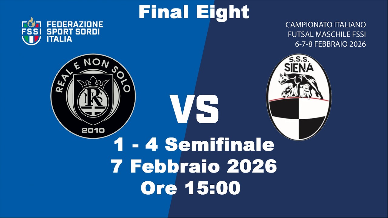 ore 15:00 1 - 4 Semifinale Real e non solo ASDC - SSS Siena ASD - YouTube