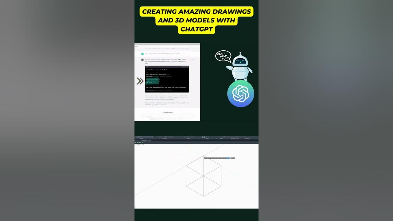 AutoCAD automation using Python and ChatGPT - YouTube
