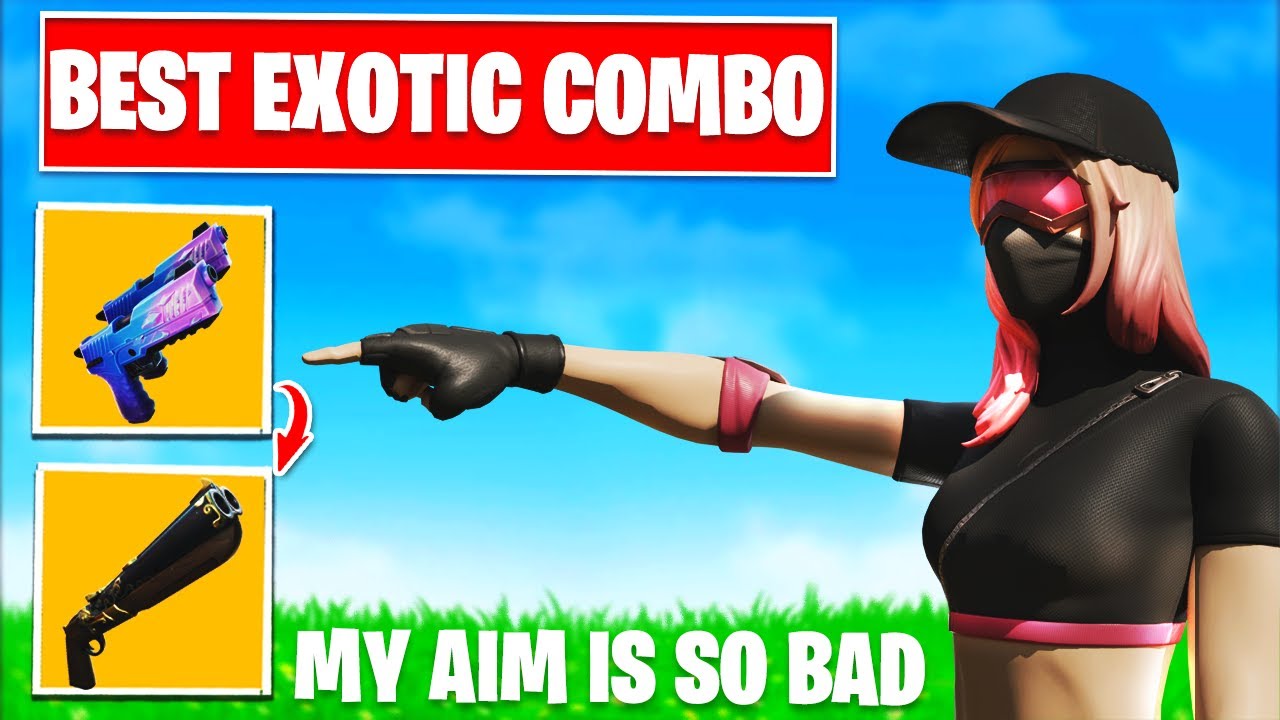 THE BEST EXOTIC COMBO with Pepega AIM in Fortnite Chapter 2 Season 5 ...