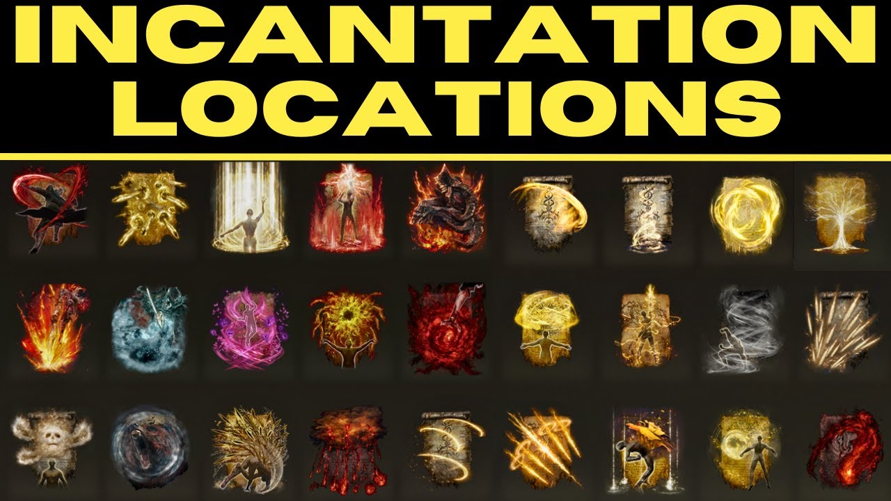 Elden Ring DLC: All 28 Incantation Locations (Complete Guide) - YouTube