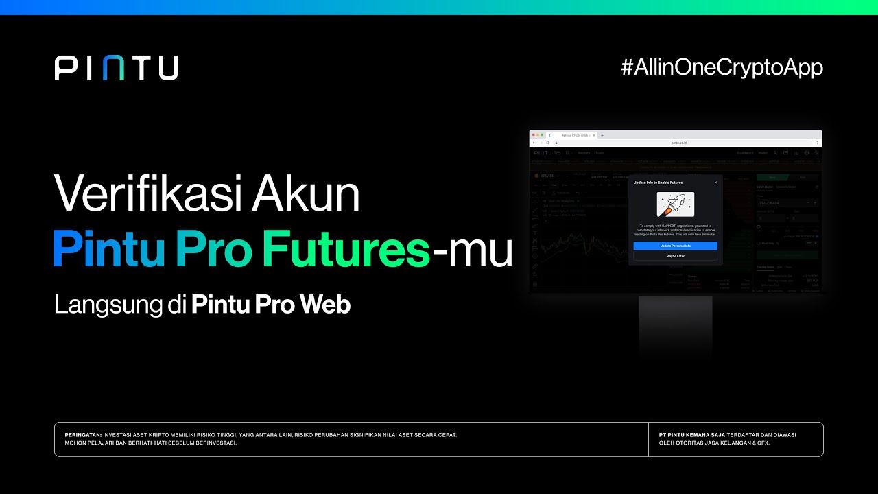 Verifikasi akun Pintu Pro Futures langsung di Pintu Pro Web! Yuk trading di Pintu Pro Web! - YouTube