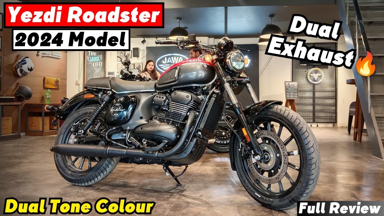 New 2024 Model Yezdi Roadster 🔥~ Dual Tone Colour Full Review | New On ...