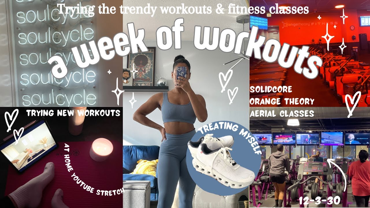 A WEEK OF WORKOUTS: Trying trendy fitness classes, 12-3-30 treadmill ...