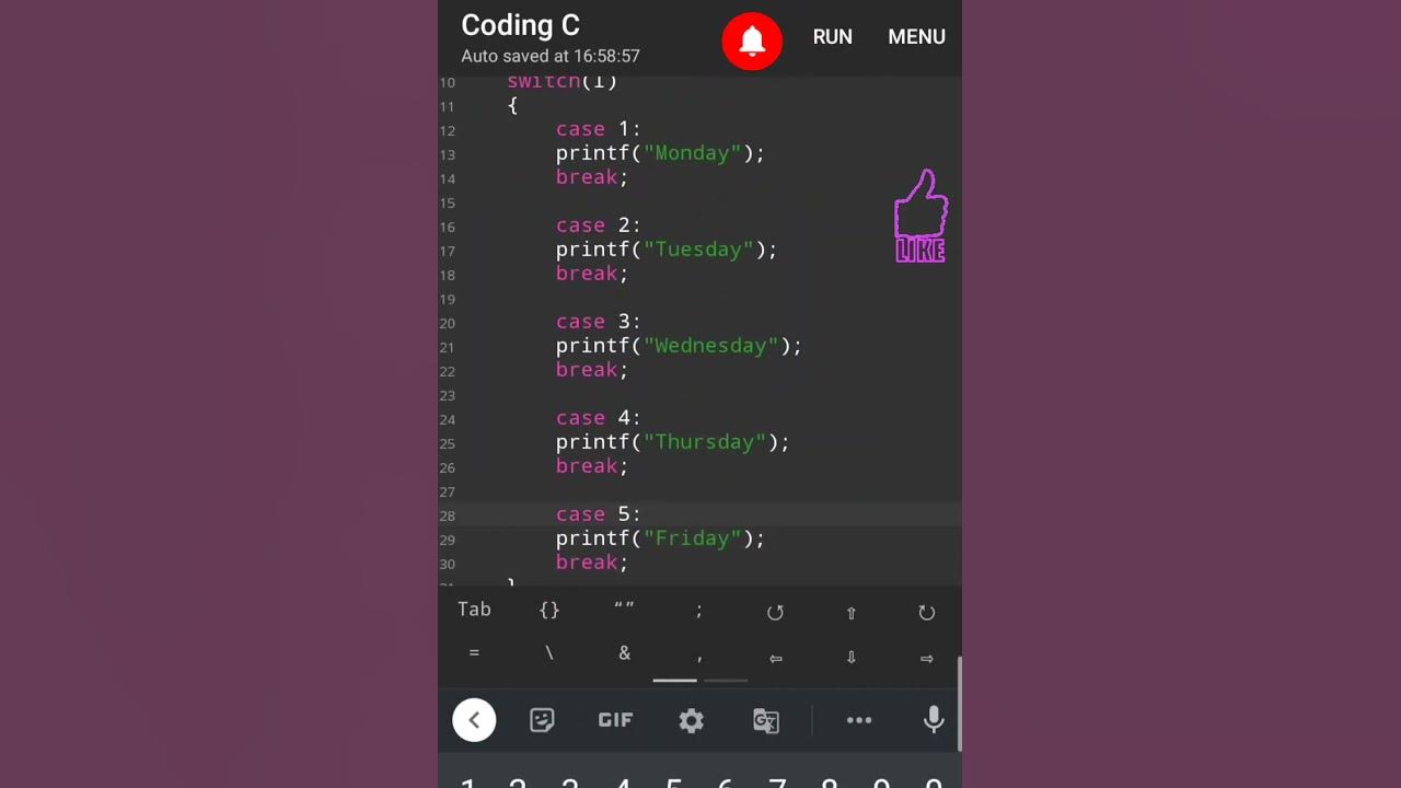42 Coading Programming Switchcase Youtube