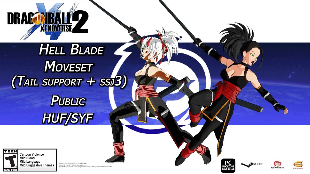 DBXV2 Mods: Hell Blade Moveset (Sword Accessory) - YouTube