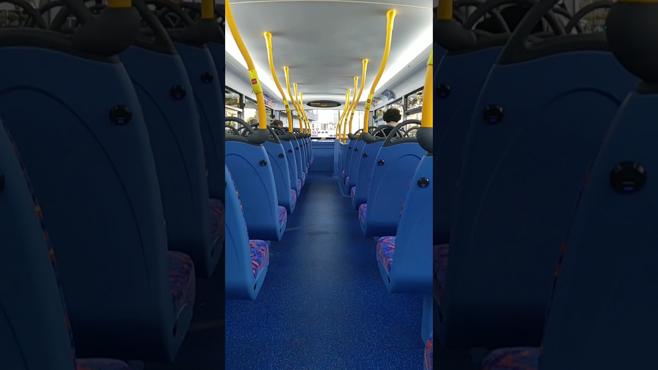 First ride on Optare Metrodecker EV full Electric bus on 134 (Warren ...