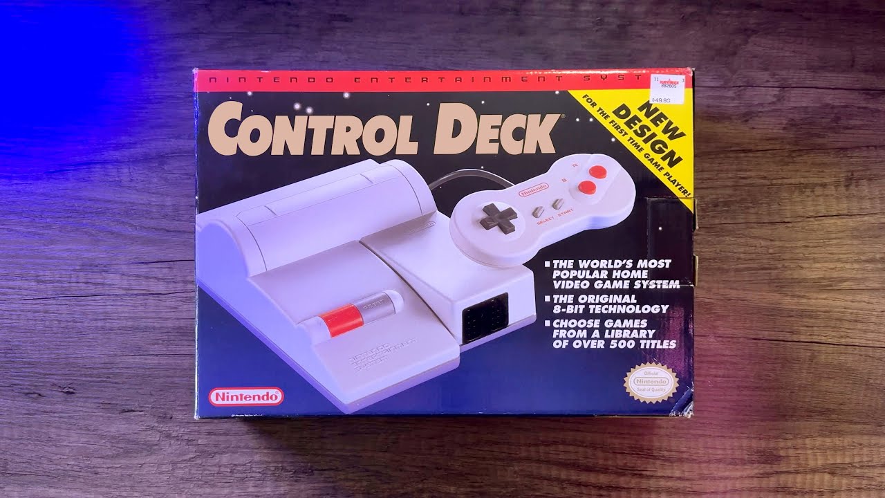 UNBOXING — Nintendo NES Console: NES-101 / Top Loader (1993) + NESRGB 4 ...