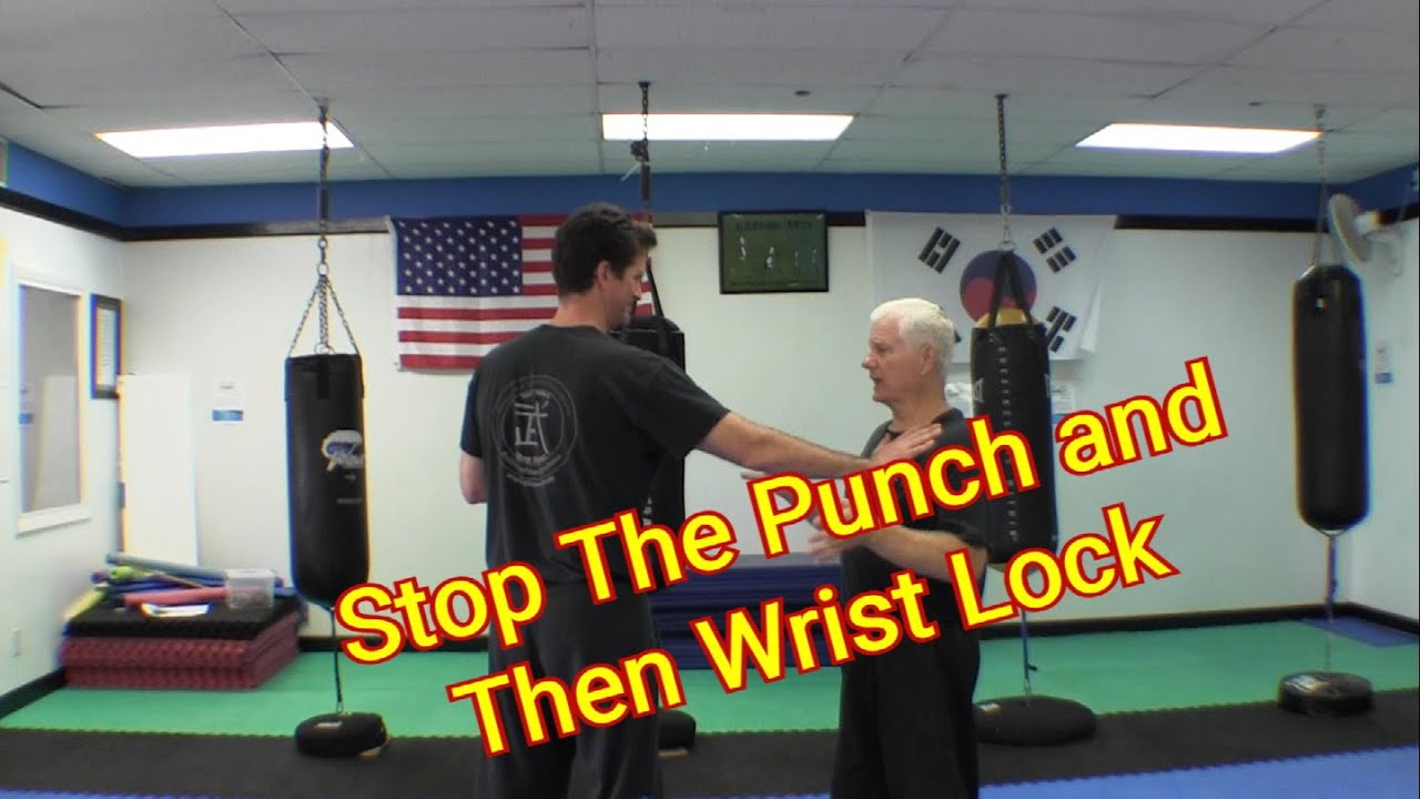 Stop Punch And End With Wrist Lock. - YouTube