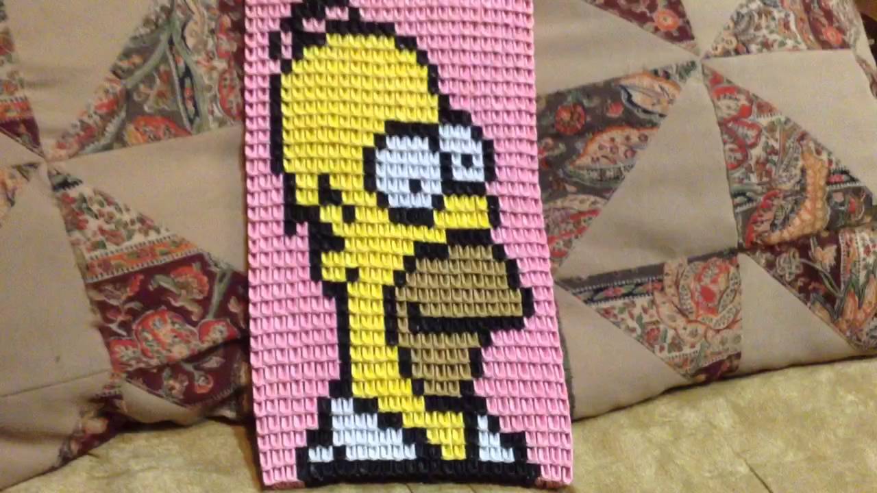 Cuadro de Homero Simpson en Origami 3D. - YouTube