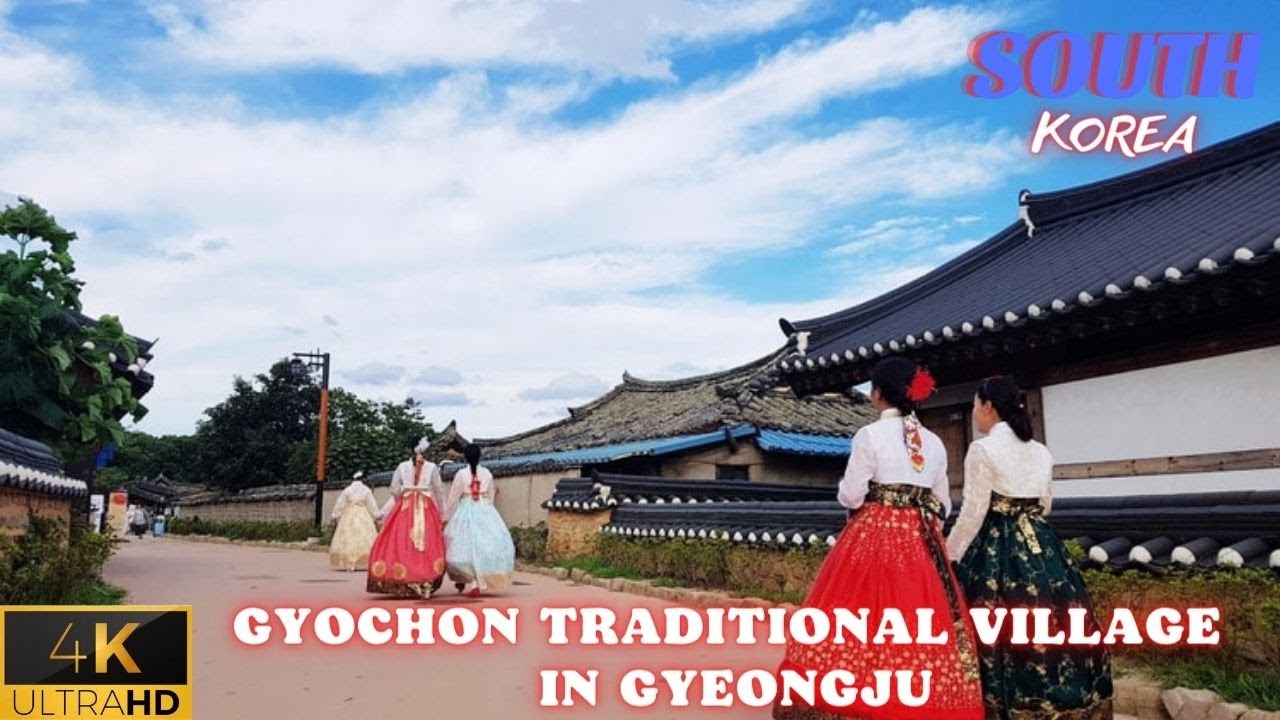 Gyochon traditional village in Gyeongju, Korea #travel #walkthrough #korea - YouTube