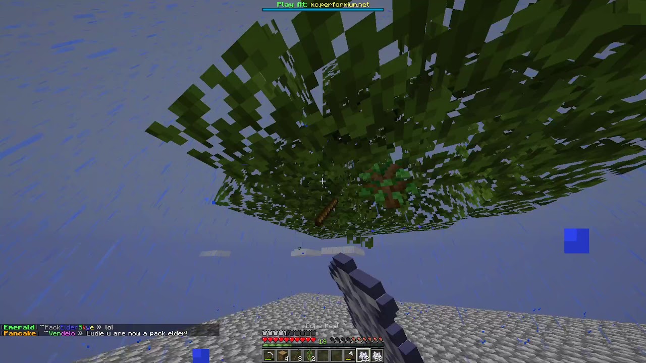 MINECRAFT Skyblock Tree Farm! - YouTube