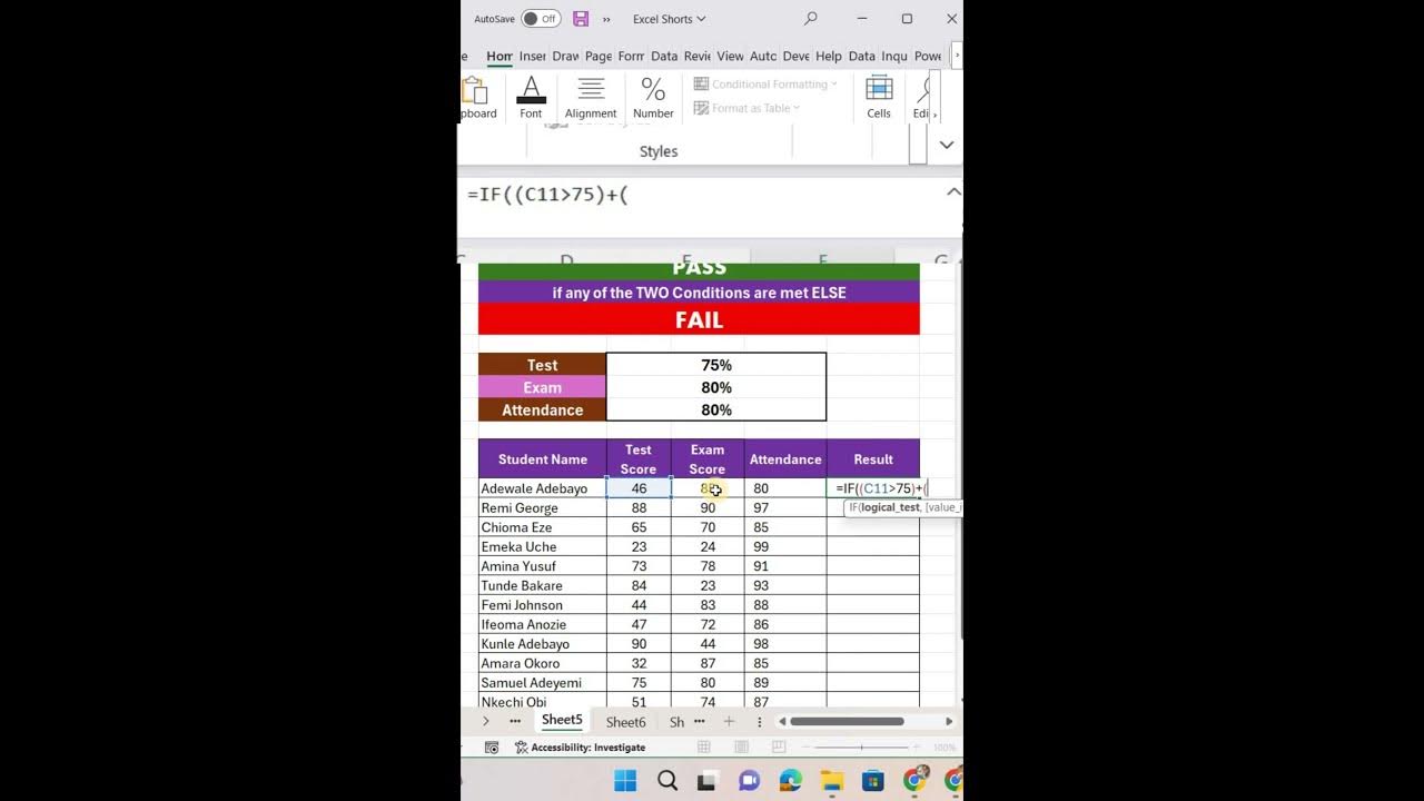 Excel Pro Tips: How to Solve Logical problems with Multiple Conditions using the IF Function ...