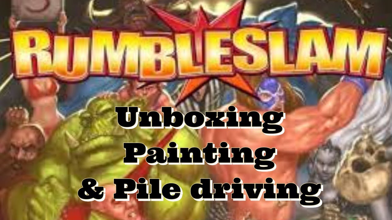 Rumbleslam Fantasy Wrestling Unboxing & Painting @TableTopCombat - YouTube
