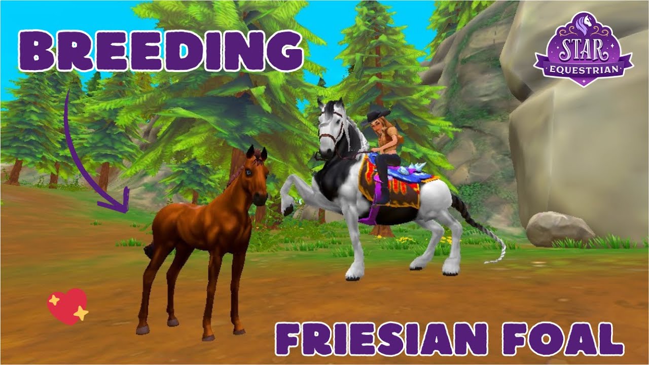 OMG ! I got a PLAIN coat FRIESIAN 🤩 Star Equestrian [35] - YouTube