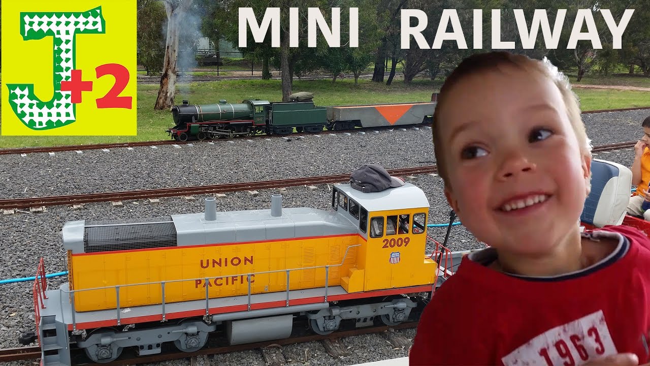 Toot Toot ! TRAIN ! MINIATURE RAILWAY for kids - YouTube