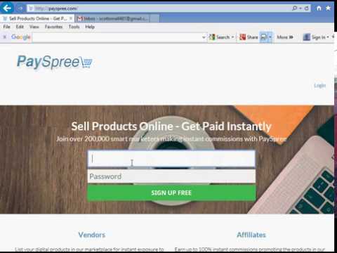 Payspree Account Setup - affiliate marketing - YouTube