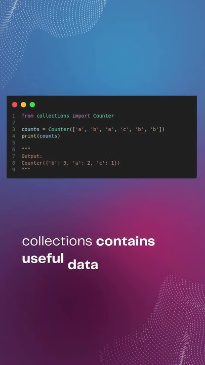 Python Collections Library Coding Python Youtube