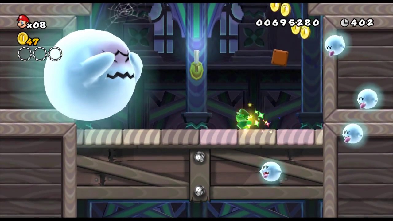 New Super Mario Bros. Wii | World 3 - Ghost House | Walkthrough - YouTube