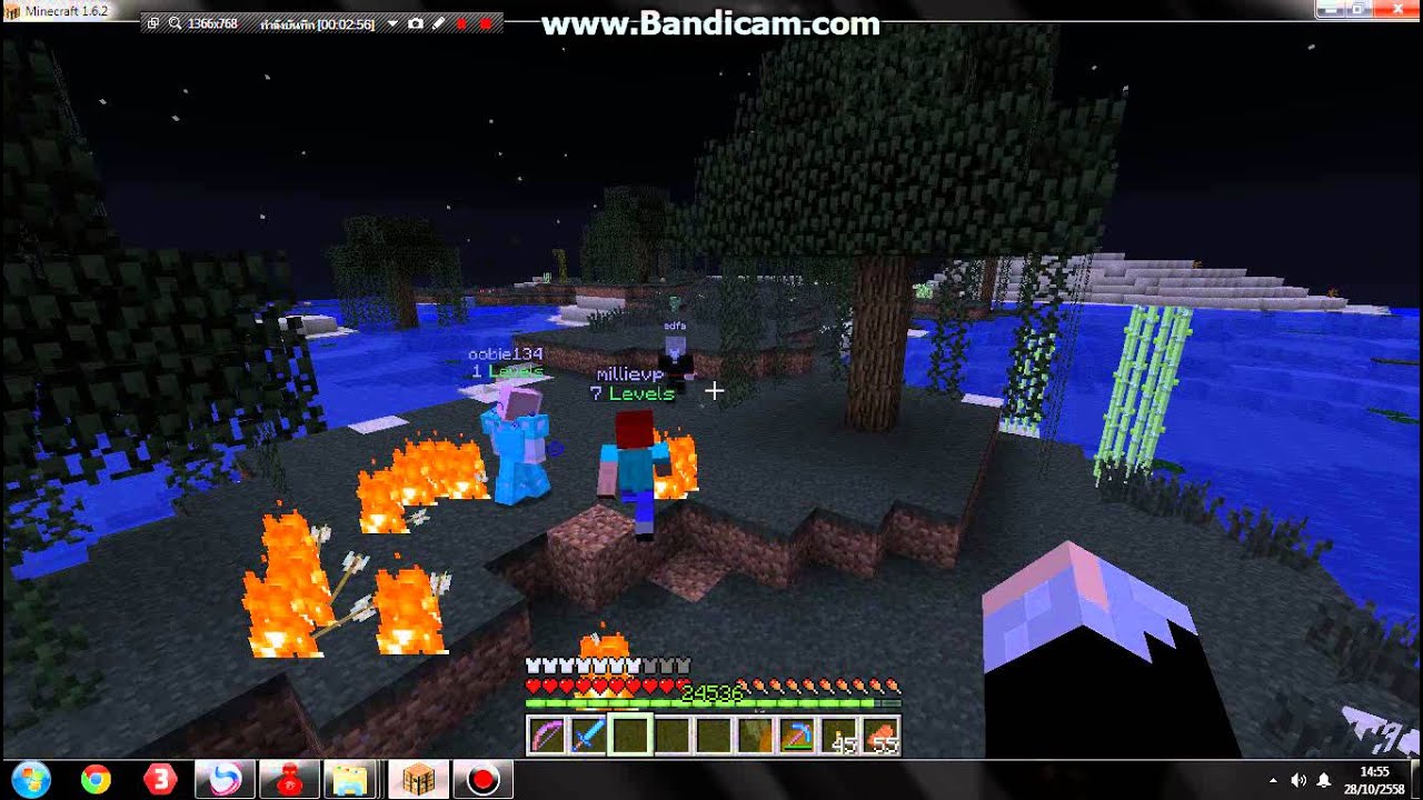 มายคราฟ mc-nzcraft จับคนแจก +1000 Pt.1 - YouTube