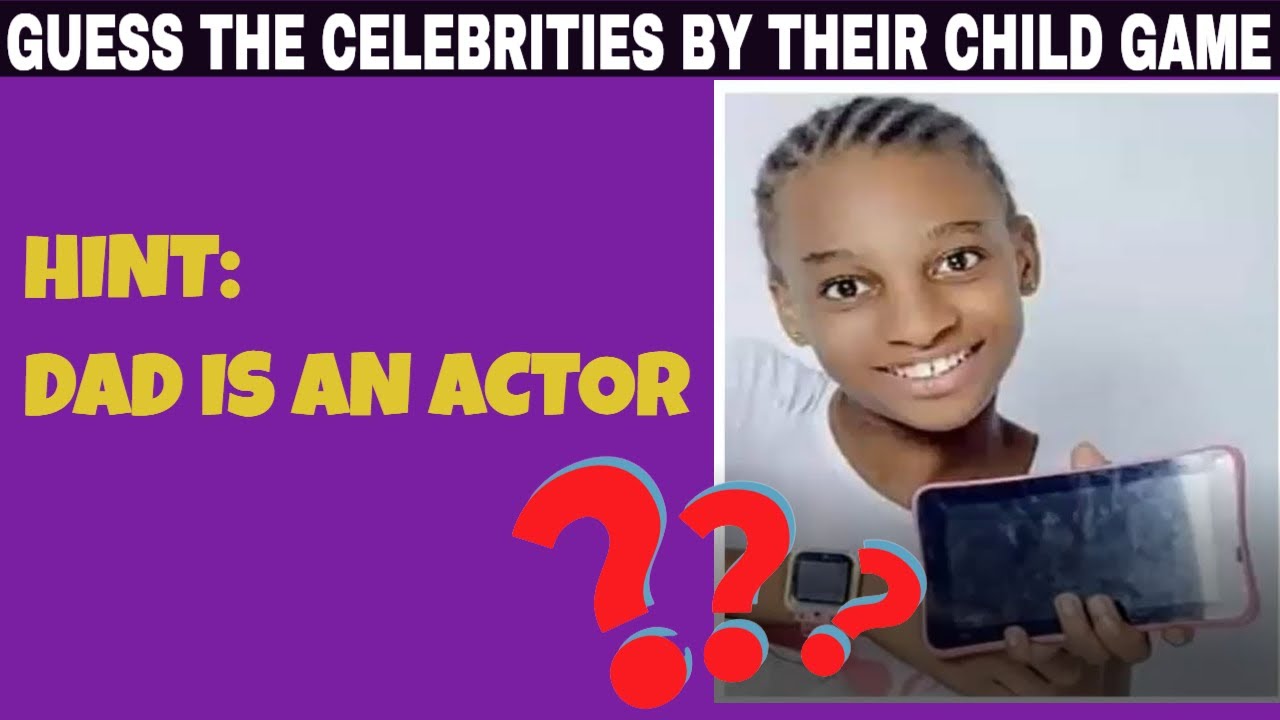 Guess The Celebrities By Their Child | Guess The Celebrities Challenge ...