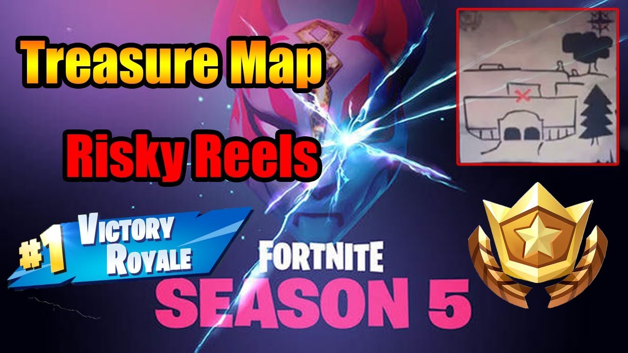 "Follow the treasure map found in Risky Reels" - LOCATION | Fortnite ...