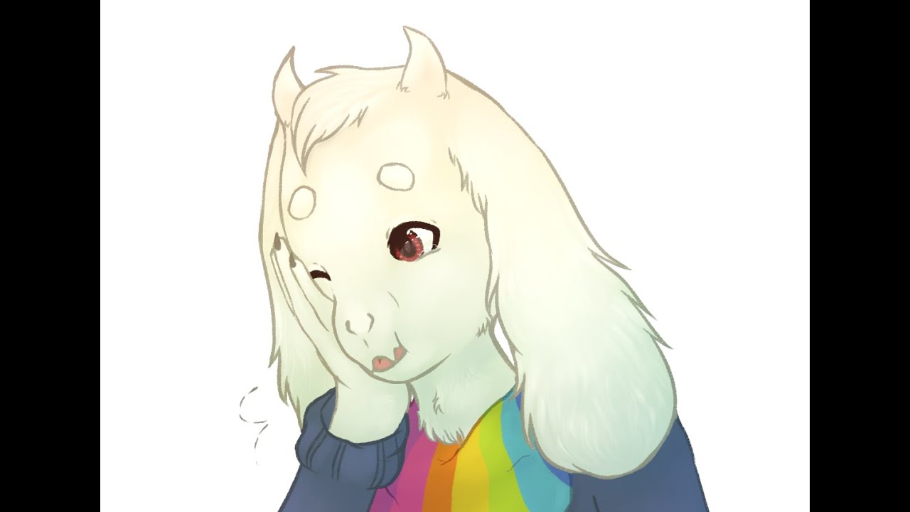 SpeedPaint: Asriel [Undertale StoryShift AU] - YouTube